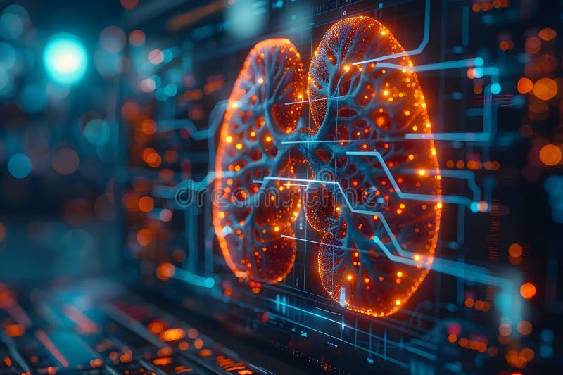 Advanced Kidney Diagnostics and Treatment Technology. Concept Kidney ...