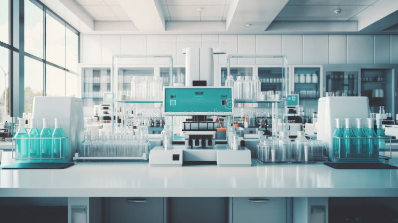 Advanced Laboratory Equipment Featuring High Tech Instruments and Data ...