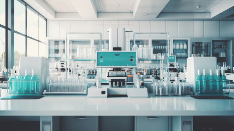 Advanced Laboratory Equipment Featuring High Tech Instruments and Data ...