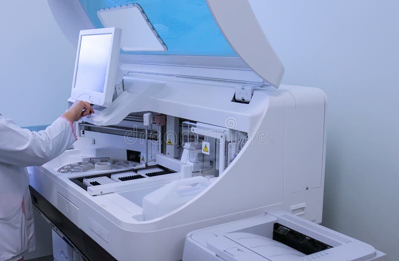 Advanced Laboratory Equipment Performing Automated Testing in a Modern ...