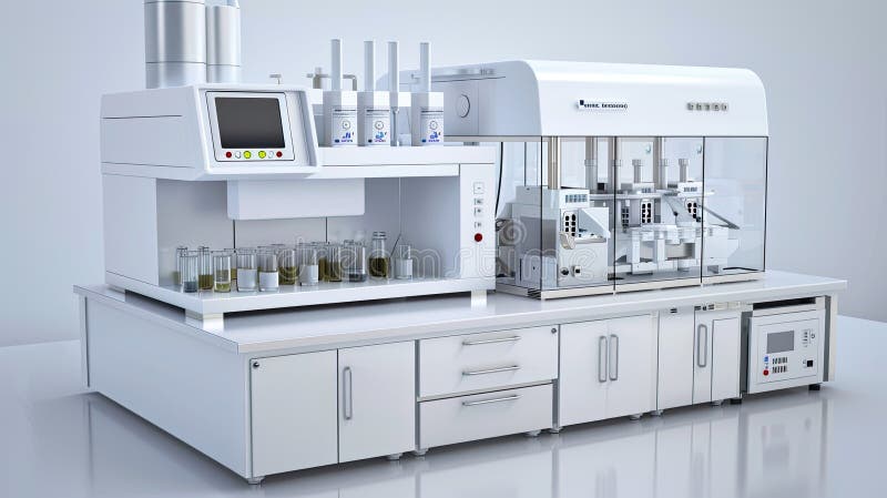 Advanced Laboratory Equipment for Precise Analysis Stock Image - Image ...