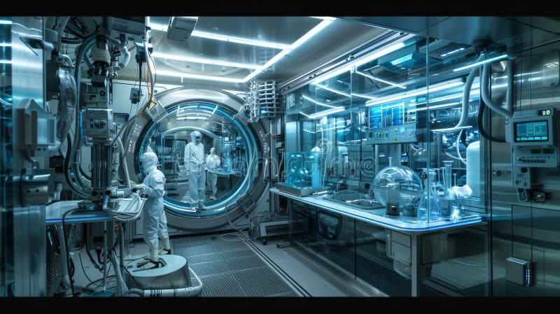An Advanced Laboratory Filled with High-tech Gadgets and Modern ...