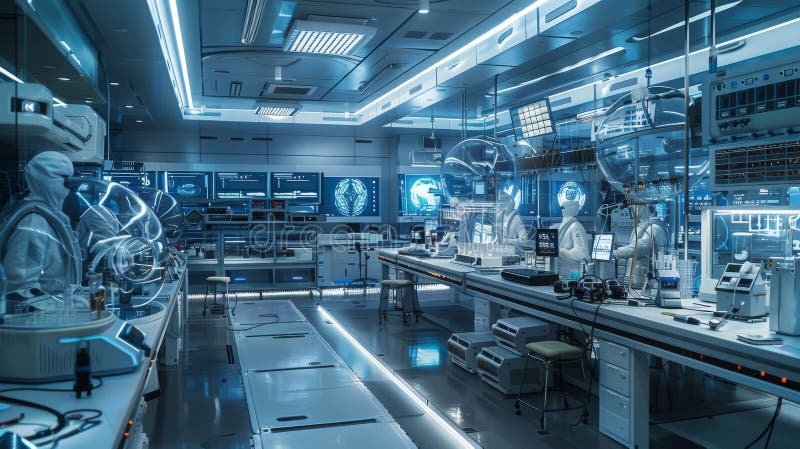 An Advanced Laboratory Filled with High-tech Gadgets and Modern ...