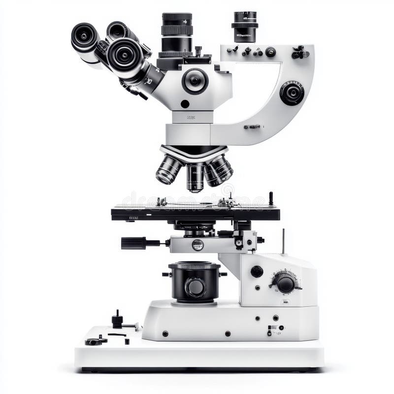 Advanced Laboratory Microscope with Multiple Lenses for Scientific ...