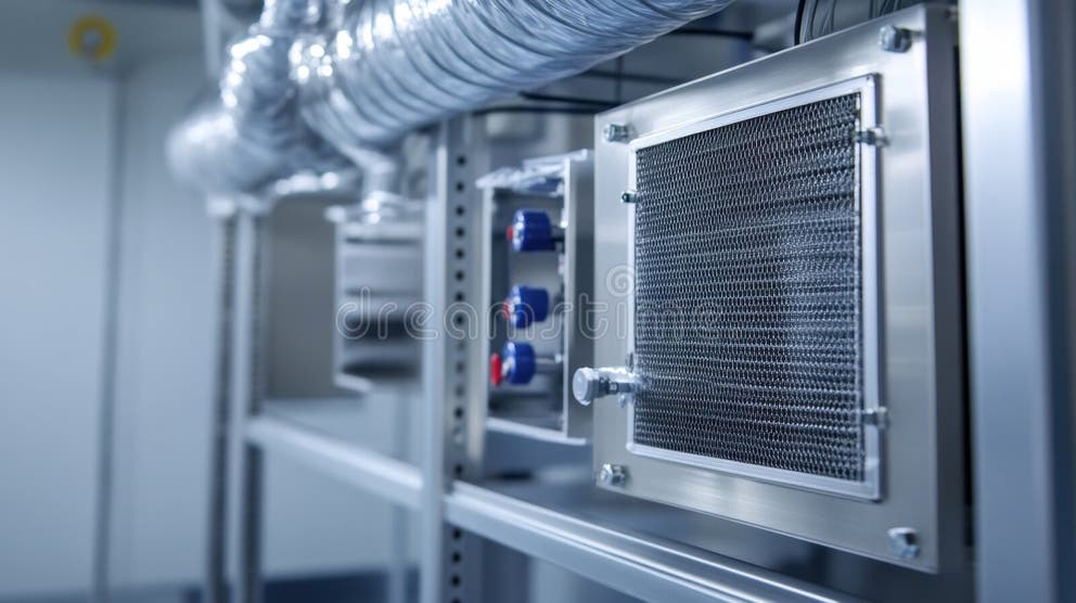 Advanced Laboratory Ventilation and Filtration System Stock Image ...