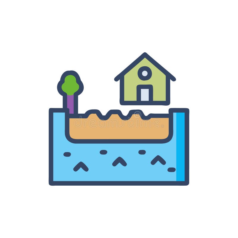 Advanced Land Development Icon Design Stock Photo - Illustration of ...