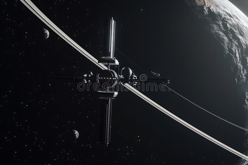 Advanced Large Satellite Spaceship for Space Operations Stock ...