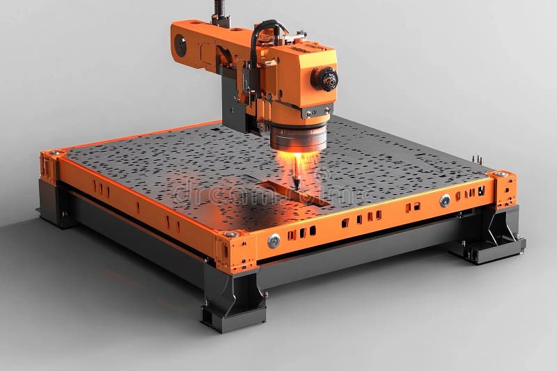 Advanced Laser Cutting Machine in Action Creating Intricate Designs at ...