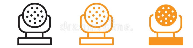 Advanced Laser Lamp Icon for Technology and Precision Tools Graphics ...