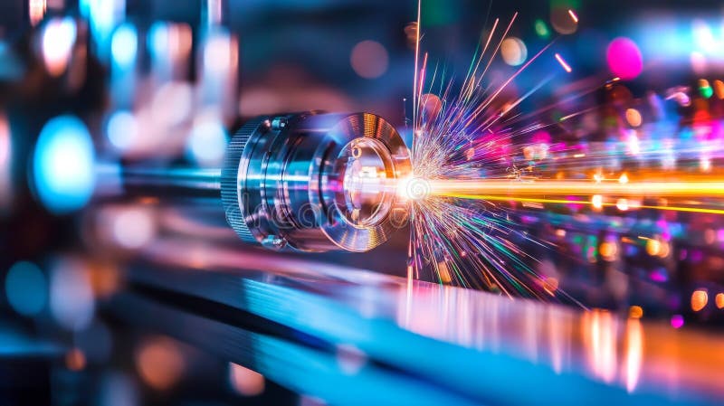 Advanced Laser Operation Producing Bright Sparks in a High-tech ...