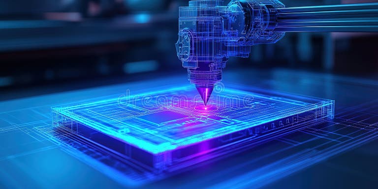 Advanced Laser Technology Processes Intricate Designs on a Circuit ...
