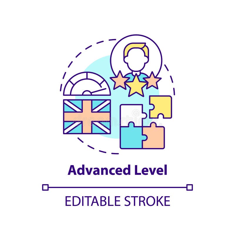 Language Proficiency Vector Infographic Template Stock Vector ...