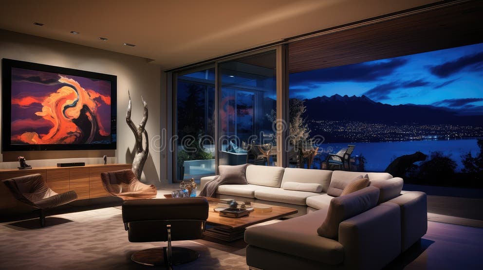 Advanced lighting control stock illustration. Illustration of walls ...