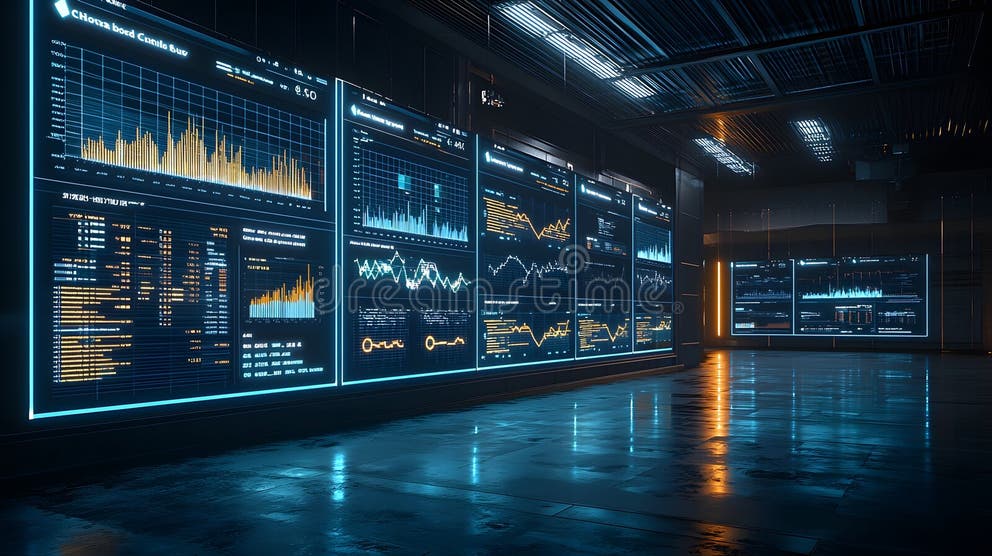 Advanced Logistics Hub with Digital Metrics for Growth Tracking and ...