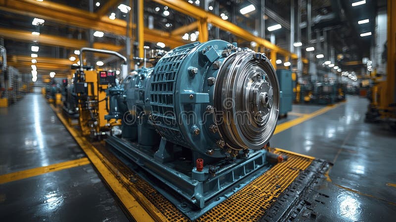 Advanced Machine for Industrial Applications Stock Illustration ...