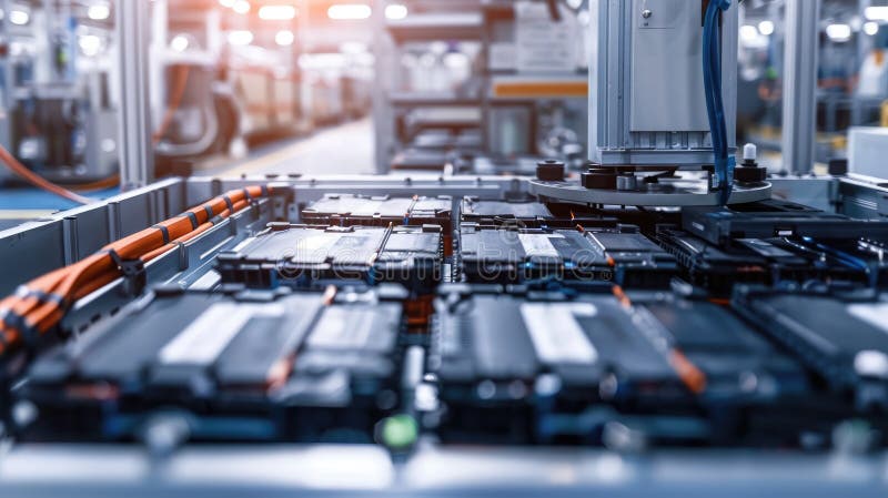 Advanced Machinery Assembling Battery Packs in a State-of-the-art ...