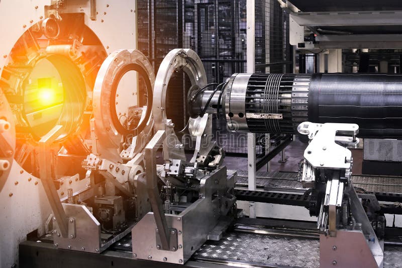 Advanced Machinery Conducting Precision Assembly Operations in a ...