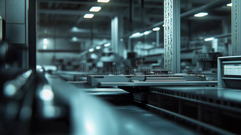 Advanced Manufacturing Assembly Line Showcasing Precision Technology in ...