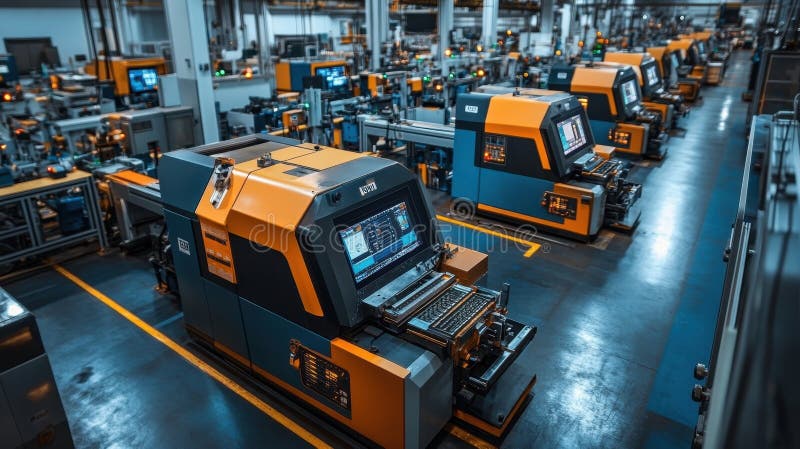 Advanced Manufacturing Facility Features Multiple High-tech Machines ...