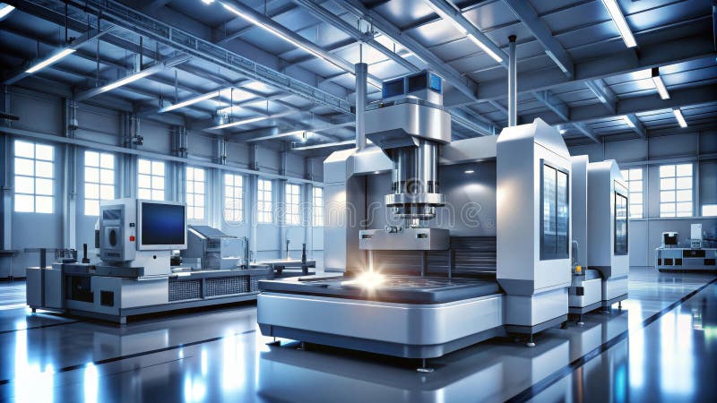 Advanced Manufacturing Facility High-tech Precision Machining in Action ...