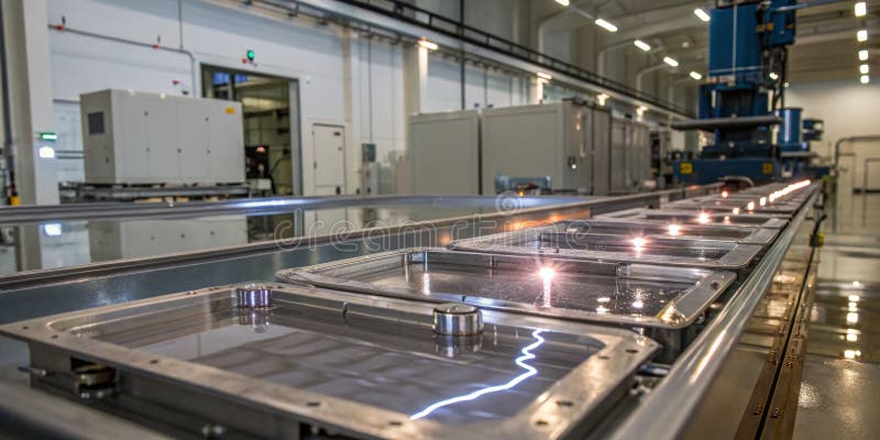 Advanced Manufacturing Process in a Modern Facility Showcasing ...