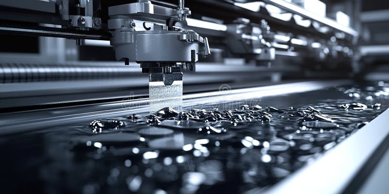 Advanced Manufacturing Setup with Precision Cutting Technology in a ...