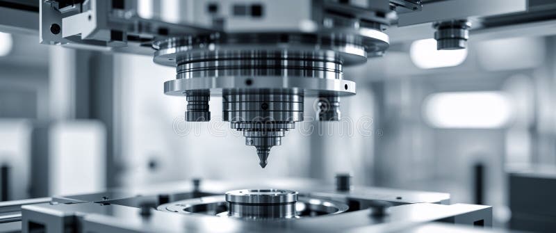 Advanced Manufacturing Technology Closeup. Stock Photo - Image of ...