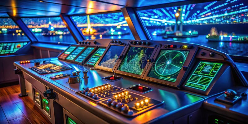 Advanced Maritime Navigation System Nighttime Precision at Sea with GPS ...