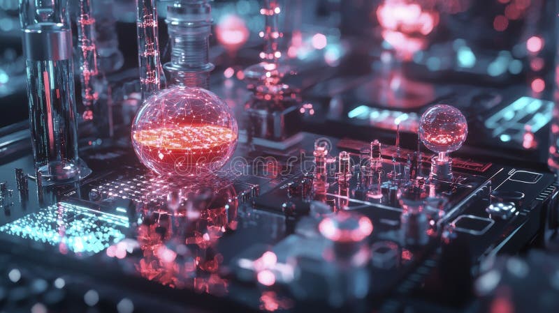 Advanced Material Visualization in Neon Technology Lab Digital Art ...