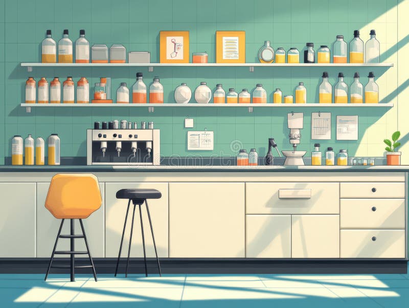 Advanced Materials Science Testing Lab Modern Facility Interior Clean ...