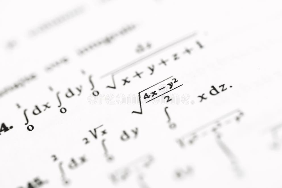 Advanced Mathematical Integrals and Formulas Highlighting Calculus ...