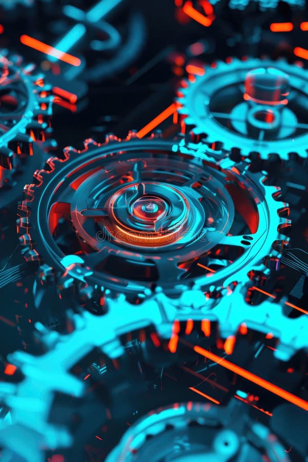 Advanced Mechanical Assembly (with Gears) - Microstock Image Stock ...