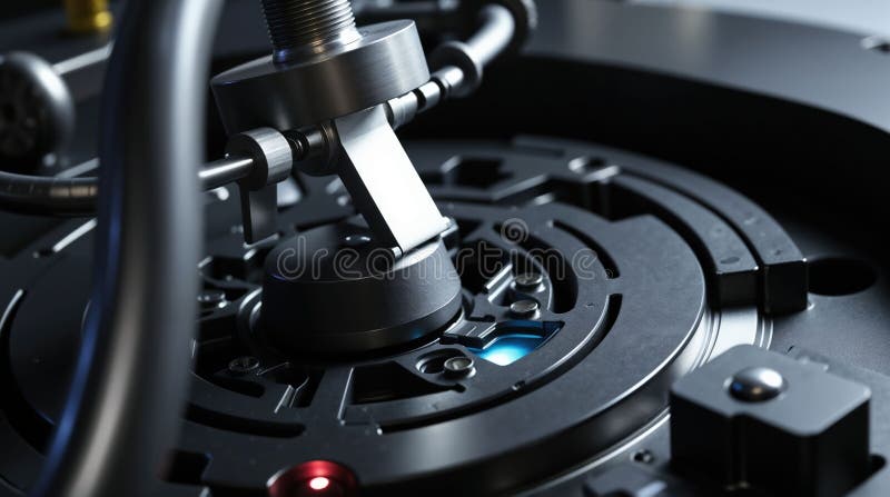 Advanced Mechanical System with Futuristic Industrial Design Details ...