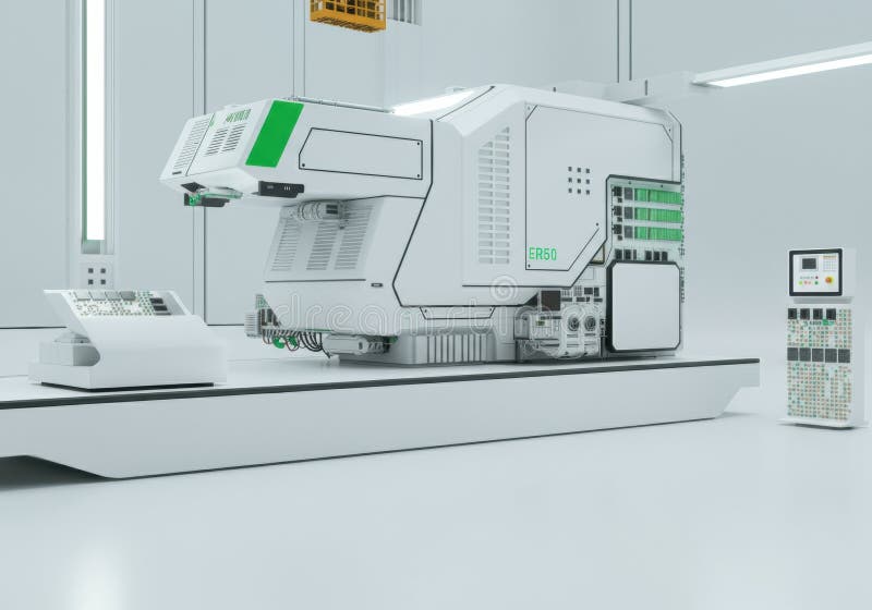 Advanced Medical Device in a Clean, Modern Laboratory Setting Stock ...