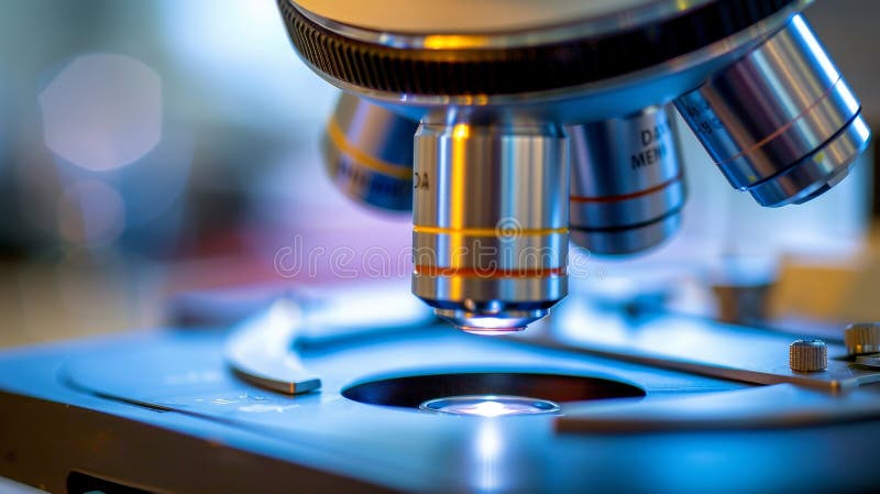 Advanced Medical Dna Research Laboratory Technology with Microscope and ...