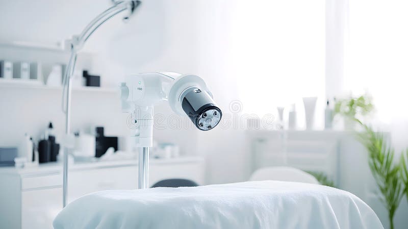 Advanced Medical Laser Device in a Clean, Modern Clinic Setting ...
