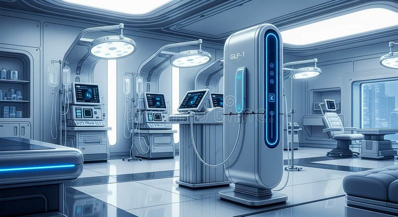 Advanced Medical Technology Featuring GLP-1 Device in a Modern Clinical ...