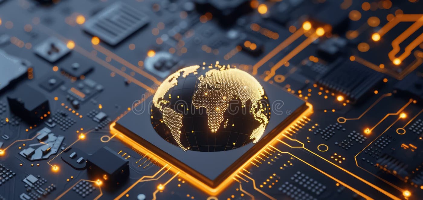 Microchip Connection Stock Illustrations – 33,276 Microchip Connection ...