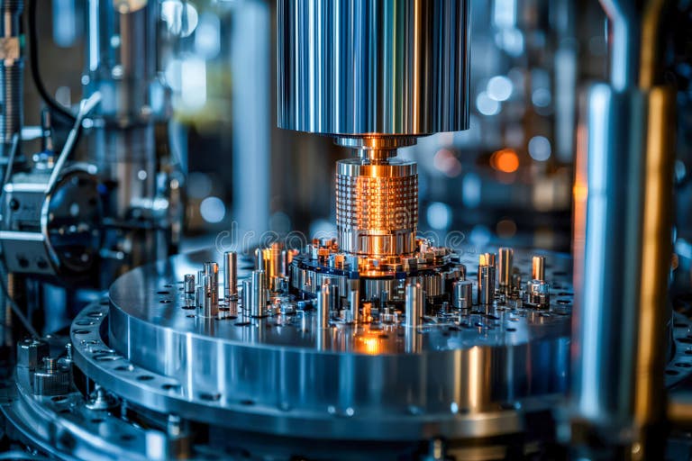 Advanced Microchip Manufacturing Process with Precise Machinery and ...