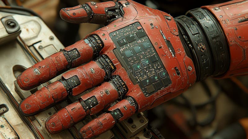 Advanced Microelectronics Hand System for Precision Control Stock ...