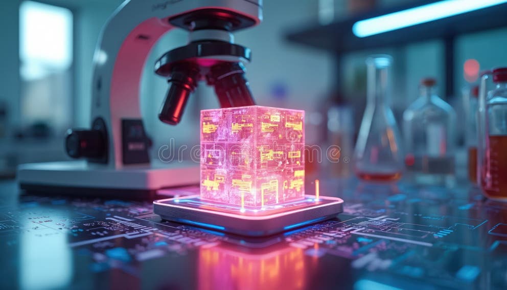 Advanced Microscope in Laboratory Setting with Holographic Cube ...