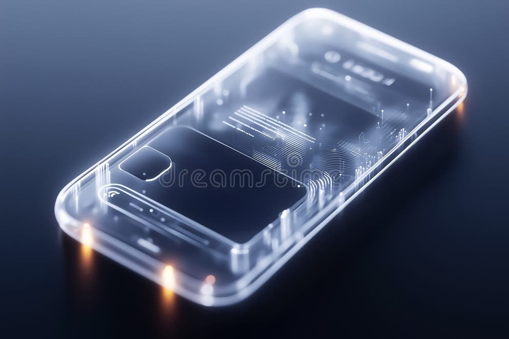 This Advanced Mobile Device Showcases a Translucent Design with Cutting ...
