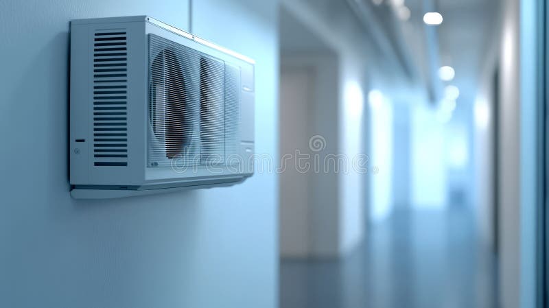 The Advanced Modern HVAC Vent and Air Conditioning System in a ...