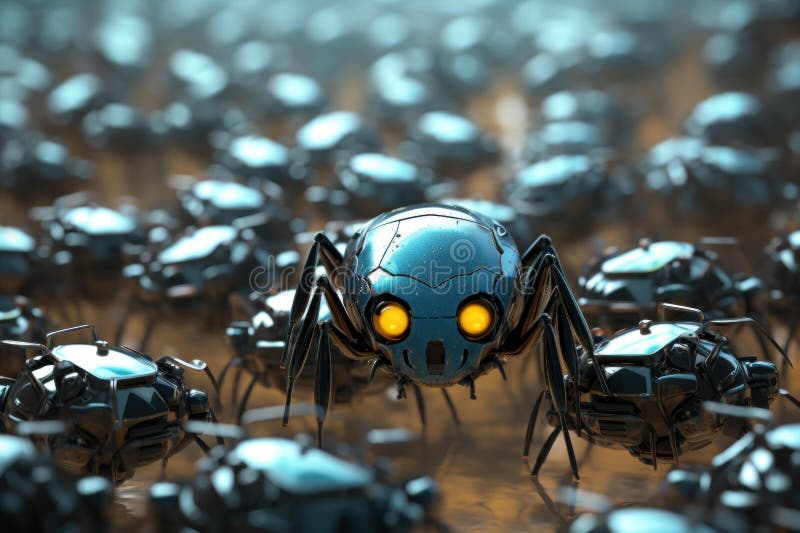 Advanced Nano Bot. Generate Ai Stock Illustration - Illustration of ...