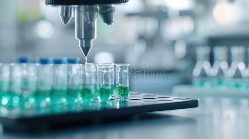 Advanced Nanotechnology Lab with Microscopic Machinery and Research ...