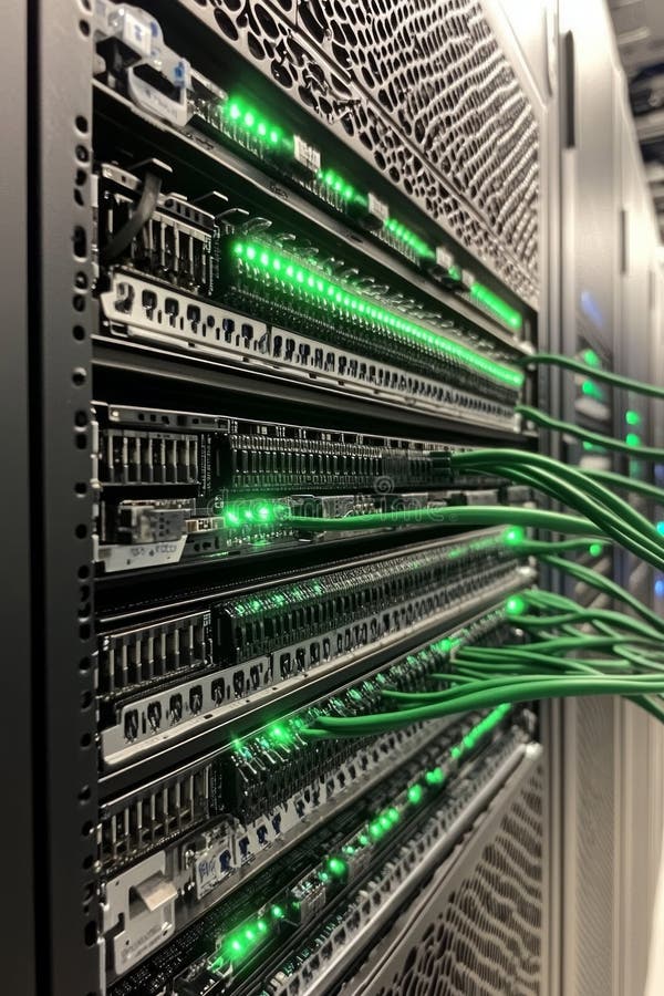 Advanced Network Servers with Illuminated Connections Showcase the ...