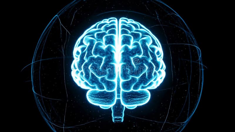 Advanced Neural Brain Network Artificial Intelligence Visualization ...