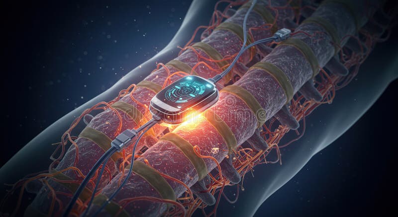 Advanced Neurostimulator Implant Glowing on Vascularized Nerve Bundles ...
