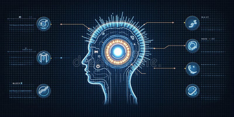 Advanced Neurotechnology Head Up Display (HUD) Interface Stock ...