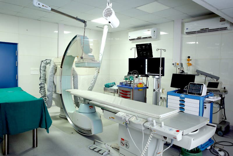 Advanced Operation Theatre in the Hospital, Karnataka India Stock Photo ...